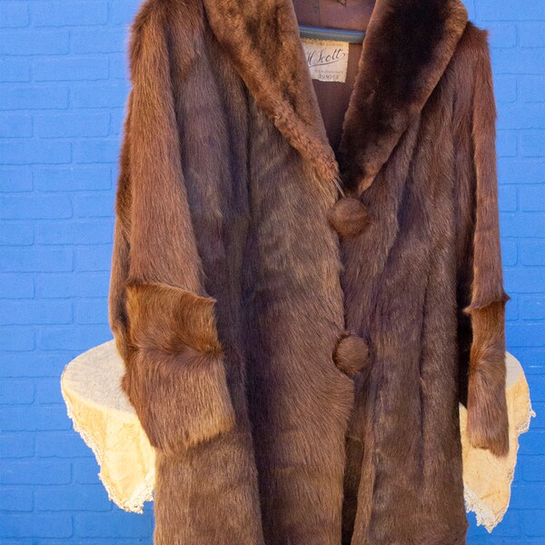Vintage Fur Coat - Etsy