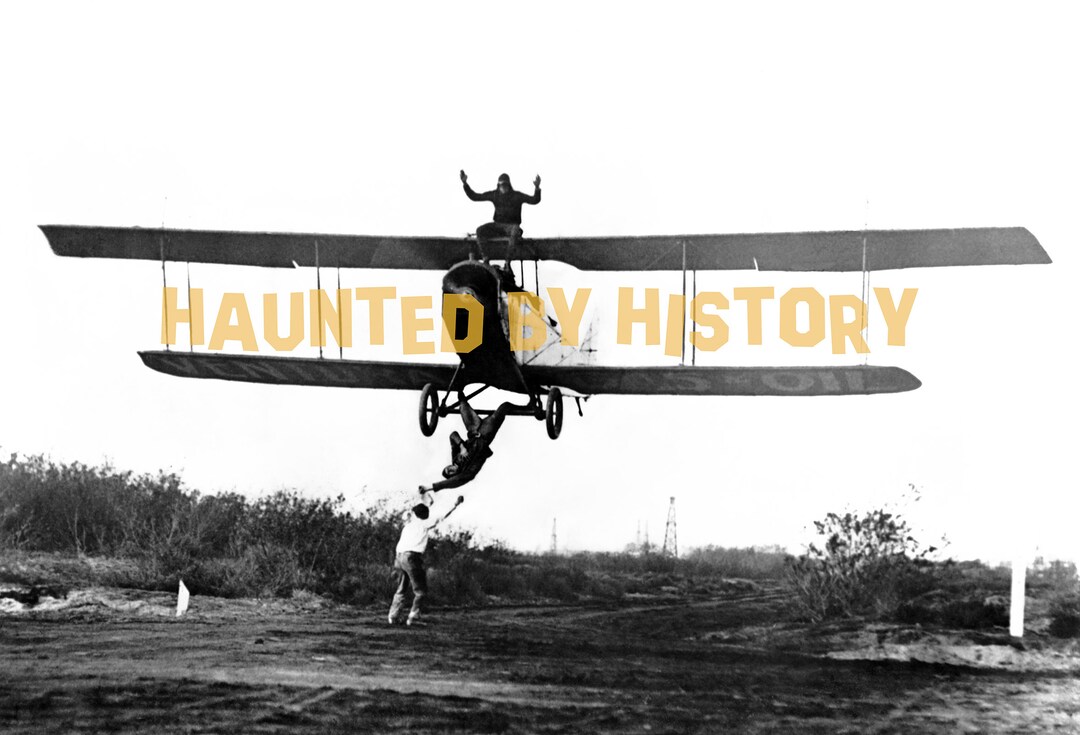 Barnstorming Poster - Long Beach California - Roaring 20s - Stunt ...