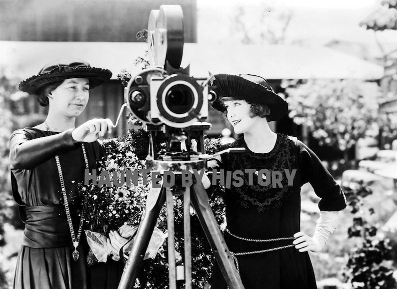 Helen Taft & May Allison Poster: 1920s Silent Film Camera - Old ...