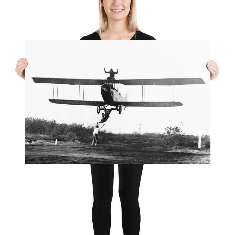 Barnstorming Poster - Long Beach California - Roaring 20s - Stunt ...