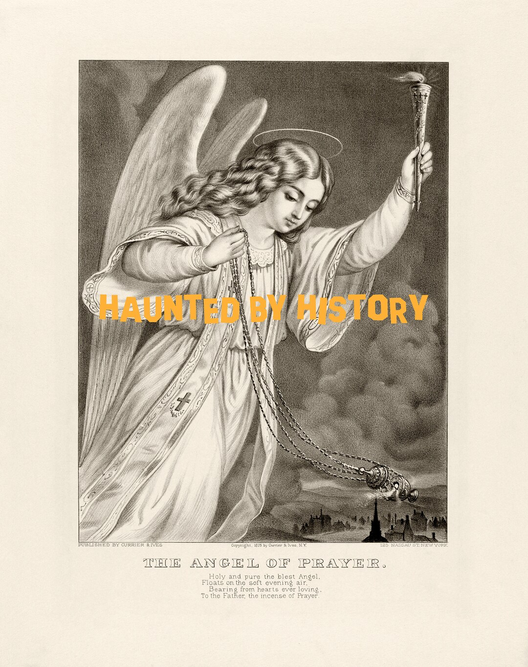 Victorian Angel Print: Spiritual Vintage Illustration - Etsy