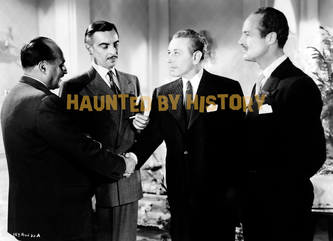 George Raft Poster 1950s Crime Movie Hollywood Gangster Tough Guy Film ...