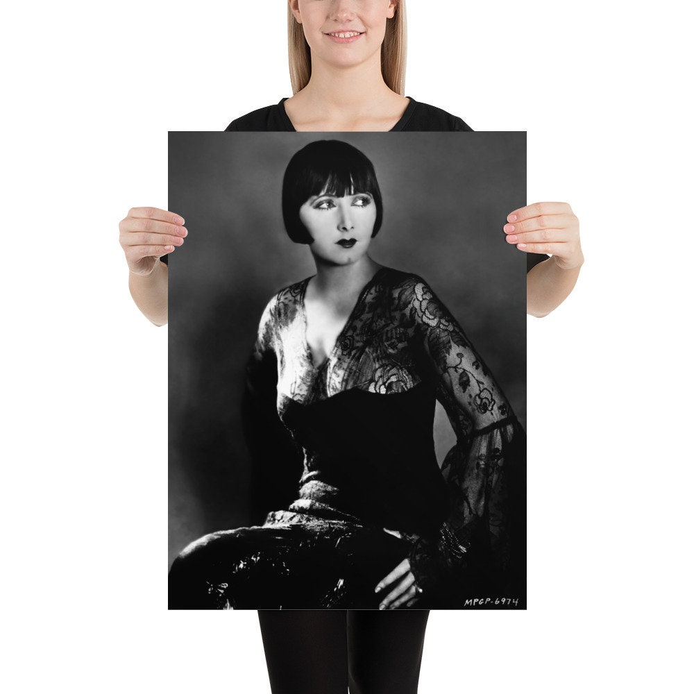 Mae Bush Poster Hollywood Vamp Silent Film Star, Bobbed Hair, 1920s ...