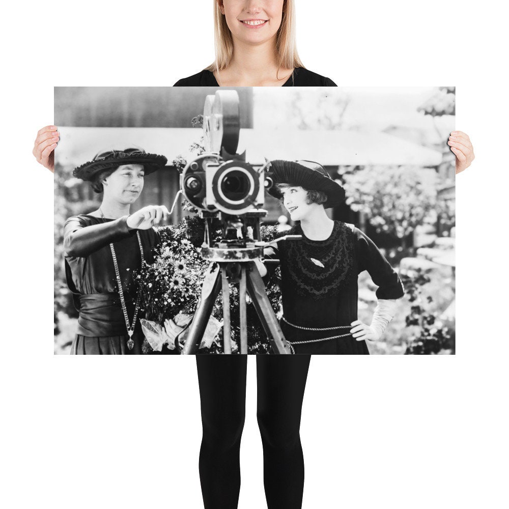 Helen Taft & May Allison Poster: 1920s Silent Film Camera - Old ...