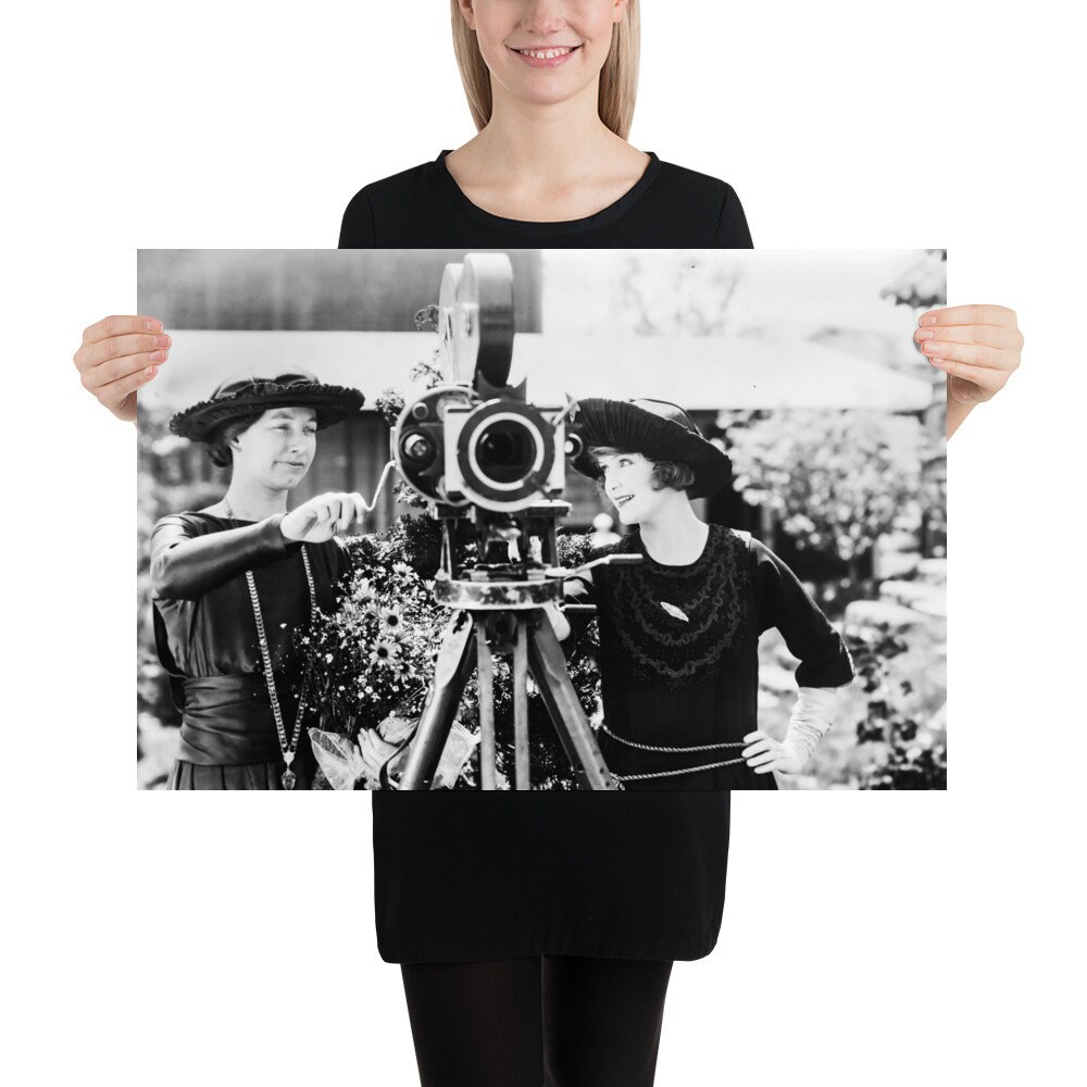 Helen Taft & May Allison Poster: 1920s Silent Film Camera - Old ...