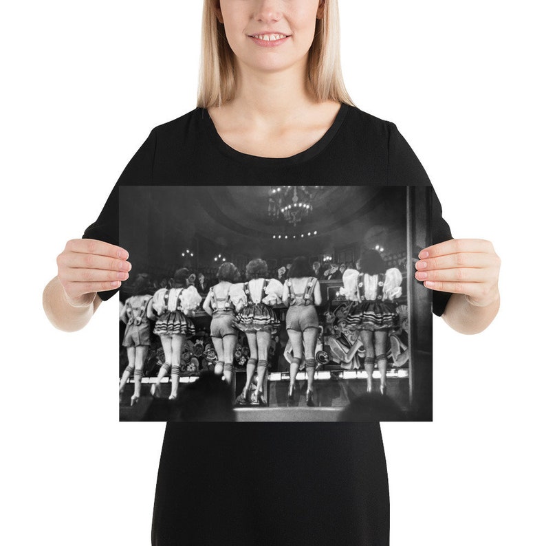 Vintage Burlesque Show Girls Poster - Etsy