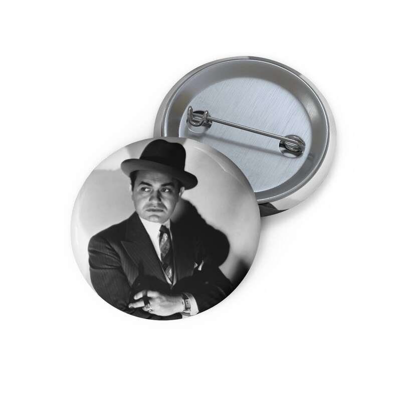 Edward G. Robinson Custom Pin Buttons - Etsy
