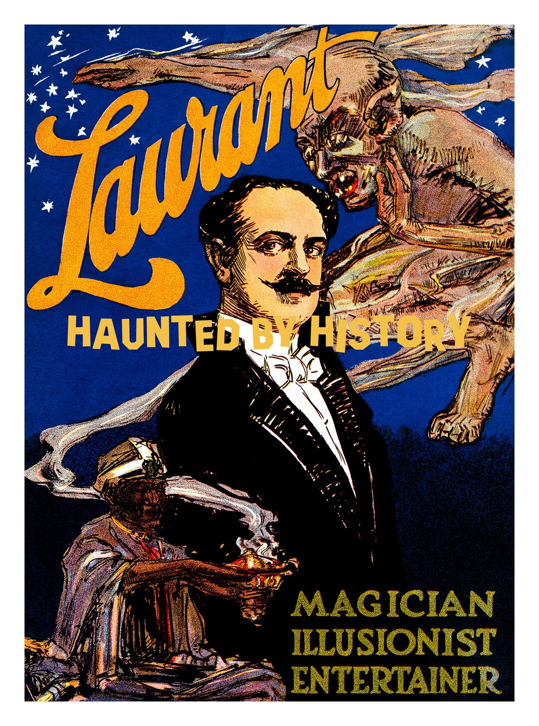 Laurant the Magician Matte Posters - Illusionist - Mind Reader - Occult ...
