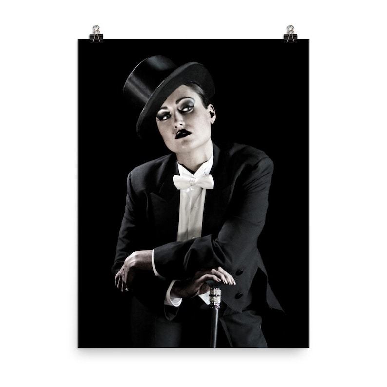 Haunted by History dapper Dame Poster | Etsy