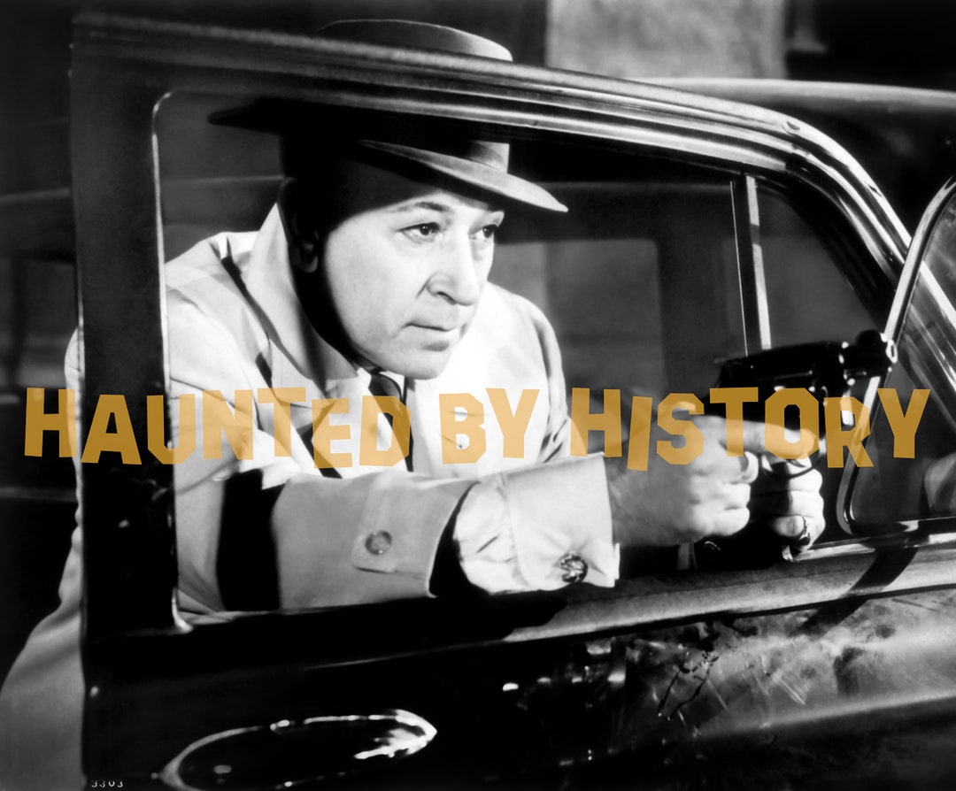 George Raft Poster - Rogue Cop 1954 - Film Noir - Tough Guy - Hollywood ...