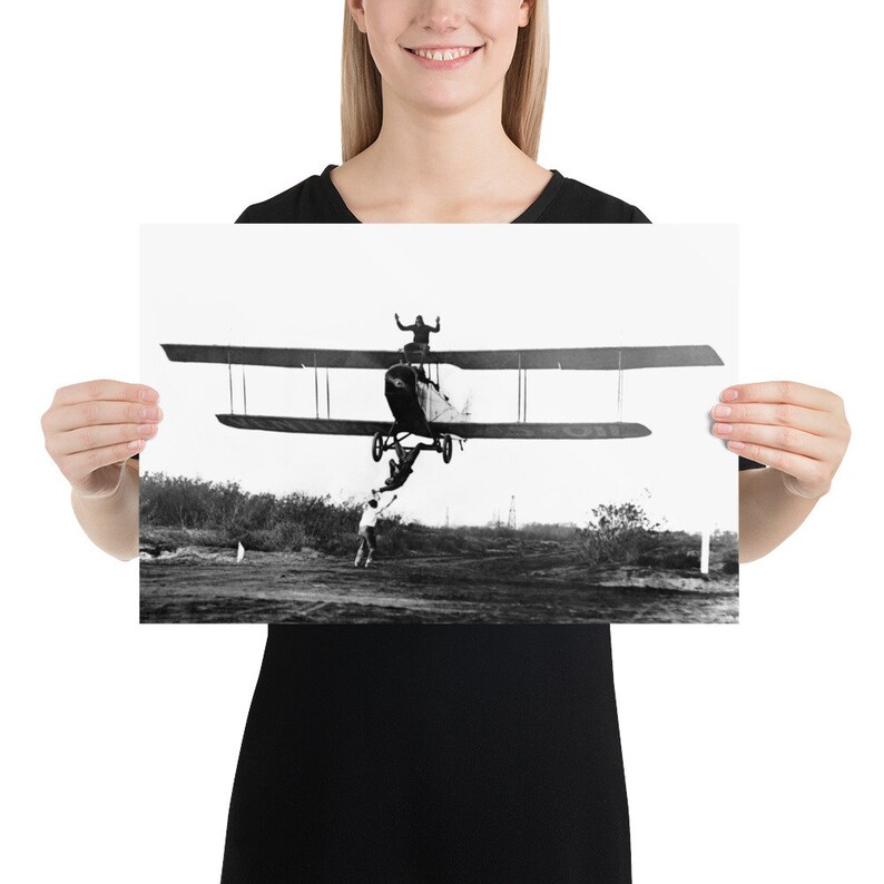 Barnstorming Poster - Long Beach California - Roaring 20s - Stunt ...