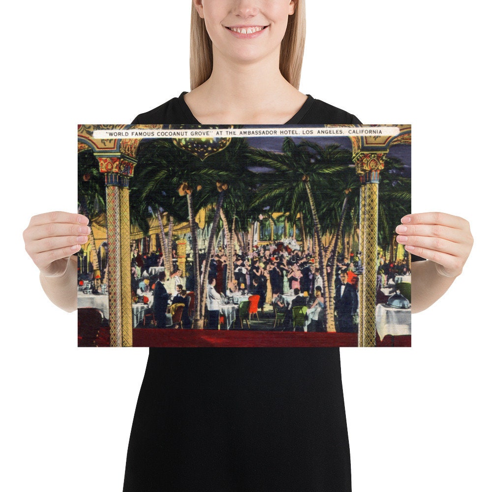 The World Famous Cocoanut Grove Poster - Etsy