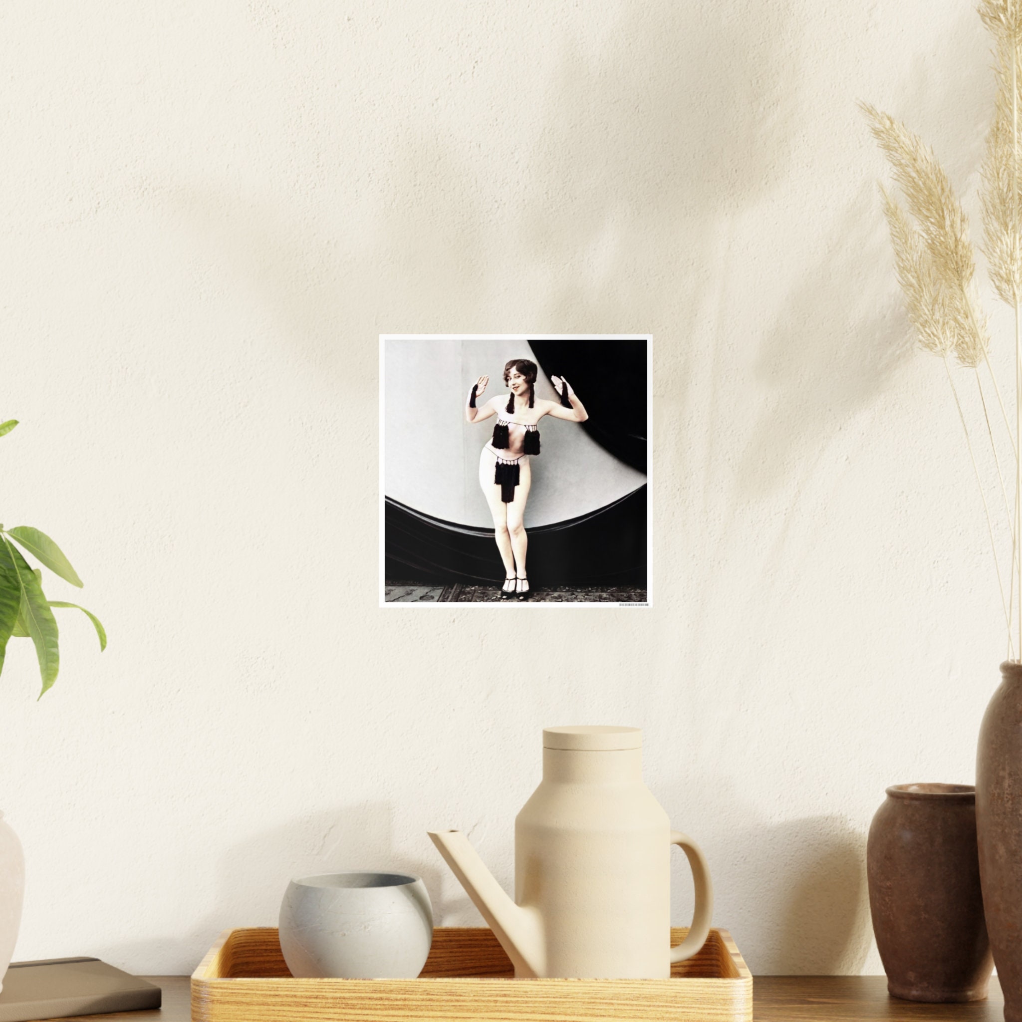 Colorized Burlesque Dancer Photo Art Paper Posters Pretty and Peppy ...