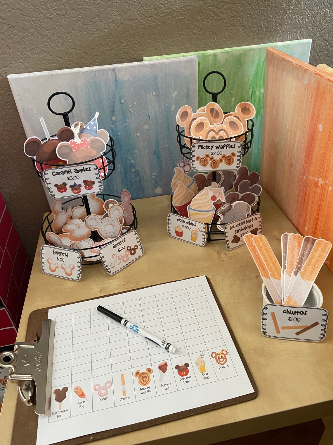 Main Street Snacks Dramatic Play DIGITAL DOWNLOAD - Etsy