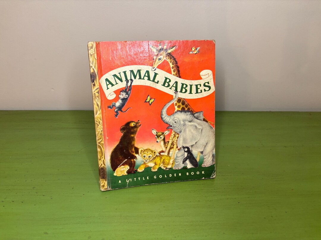 A Little Golden Book, Animal Babies, 1947 - Etsy