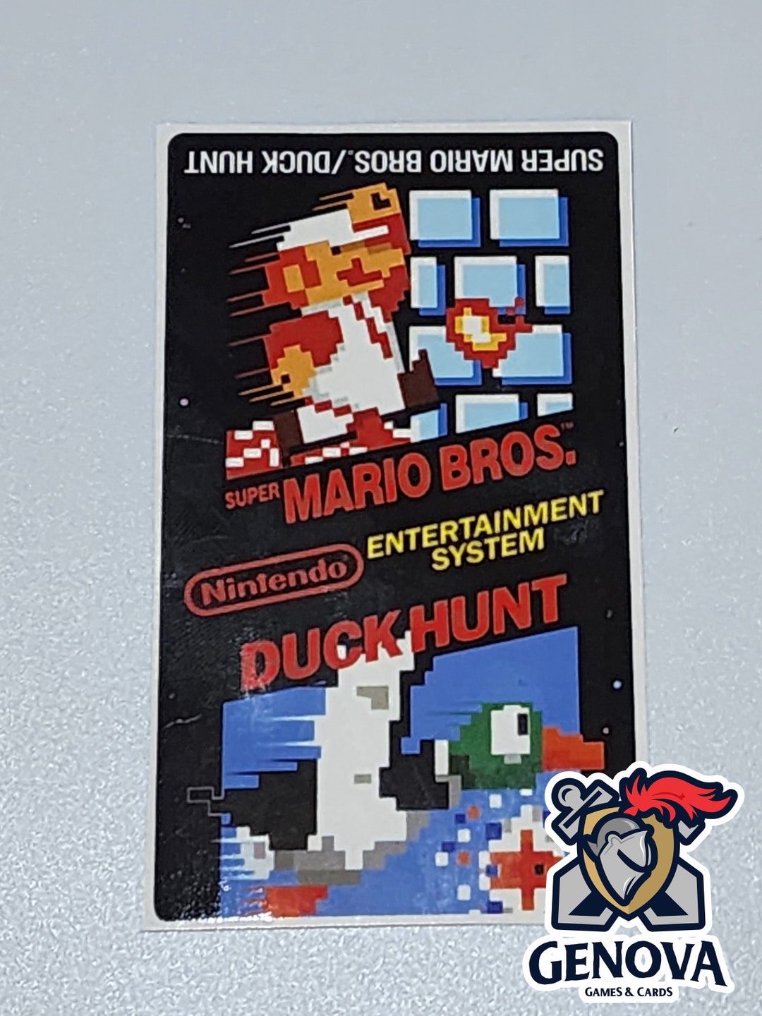Super Mario Bros Duck Hunt Alt Nes Replacement Game Label Sticker ...
