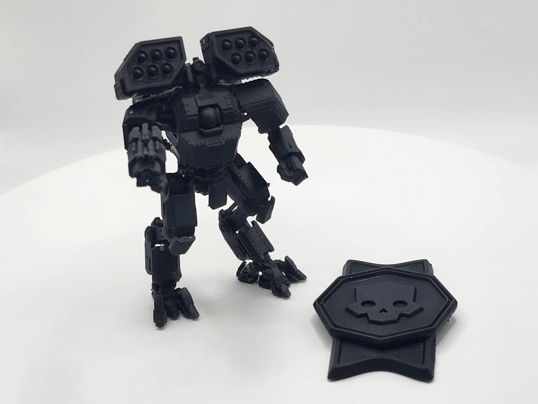 Helldivers 2 Rocket Devastator Automaton - 3D Printed Miniature ...