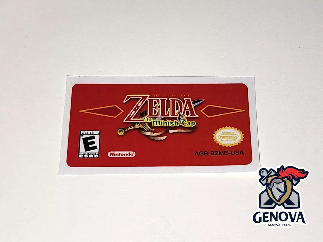 The Legend of Zelda the Minish Cap Game Boy Advance Replacement Game ...