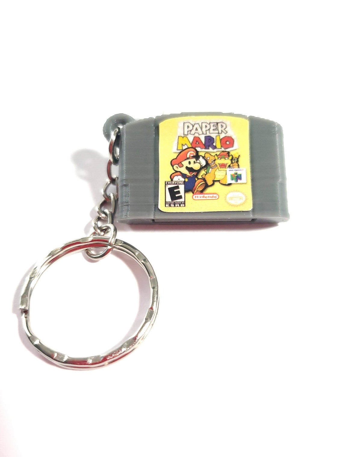 N64 Paper Mario 3D Printed Cartridge Keychain Super Nintendo - Etsy