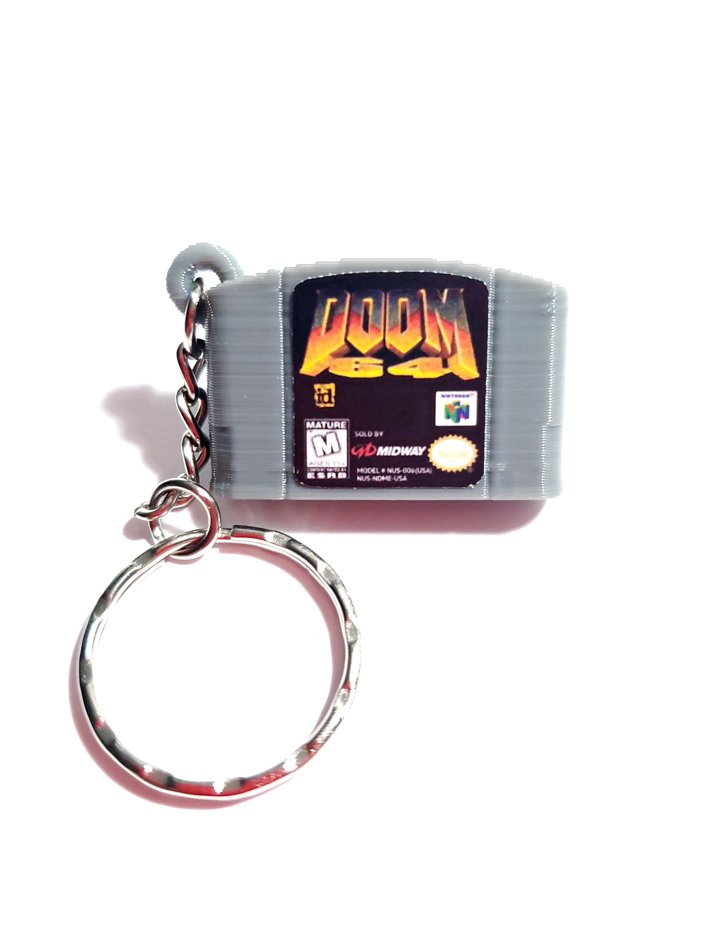N64 Doom 64 3D Printed Cartridge Keychain Nintendo 64 - Etsy