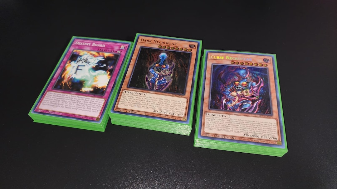 Yugioh Yami Bakura Deck Collection 42 Card Destiny Board Curse Dark ...