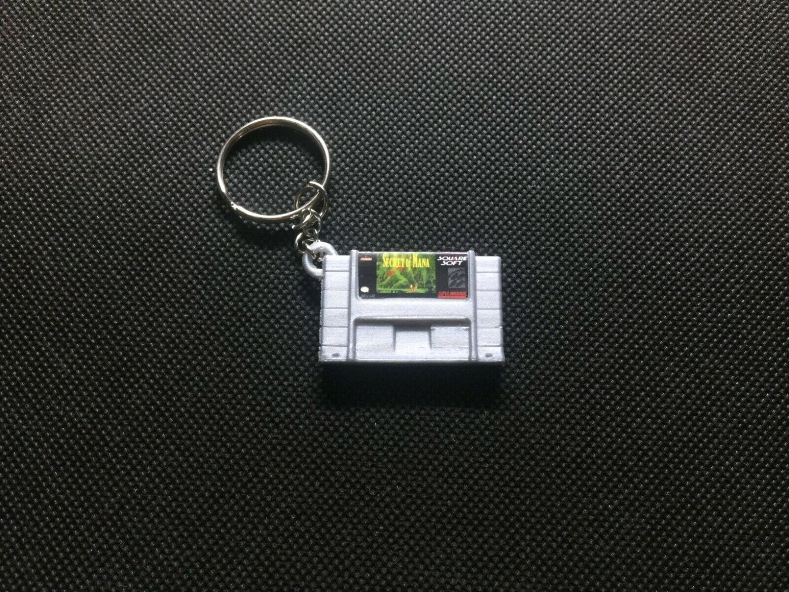 Snes Secret of Mana 3D Printed Cartridge Keychain Super Nintendo FREE ...