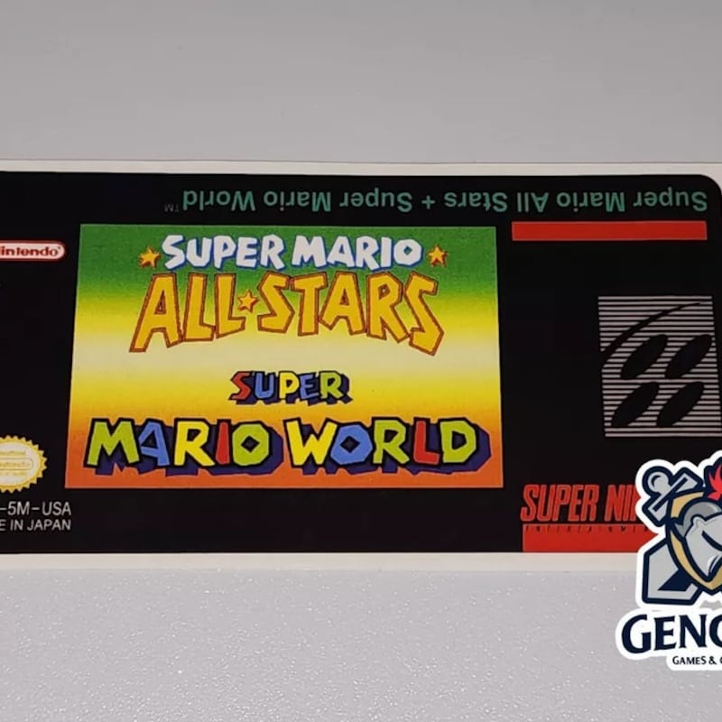 Super Mario World Game Cartridge - Etsy