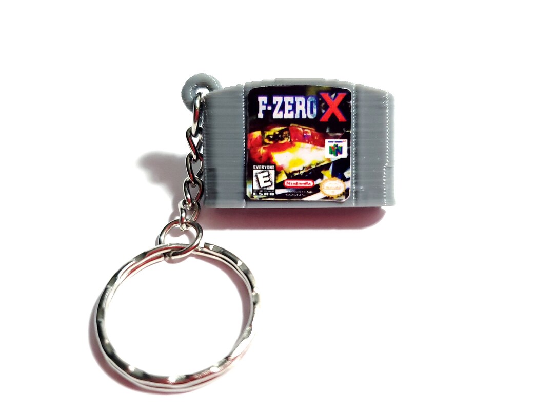 N64 F-zero X 3D Printed Cartridge Keychain Nintendo 64 FREE - Etsy