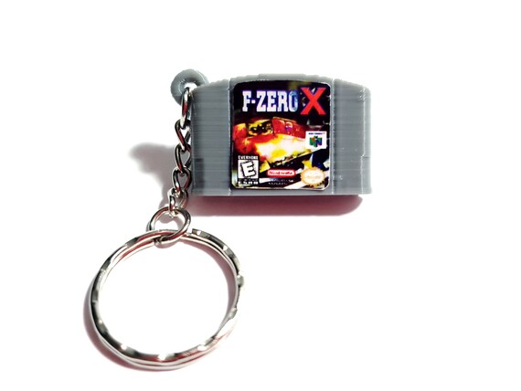 N64 F-zero X 3D Printed Cartridge Keychain Nintendo 64 FREE | Etsy