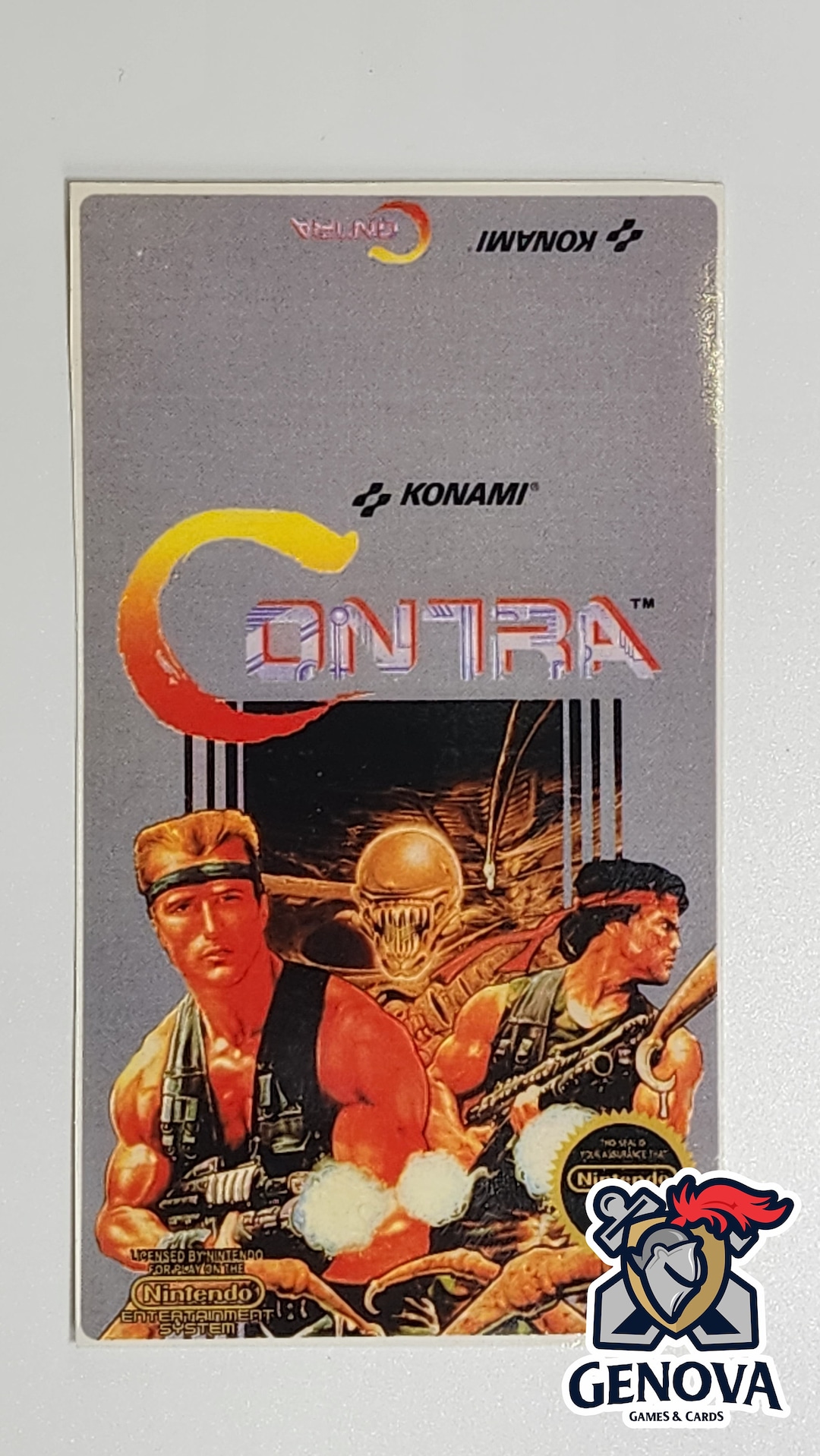 Contra Nes Replacement Game Label Sticker Precut - Etsy