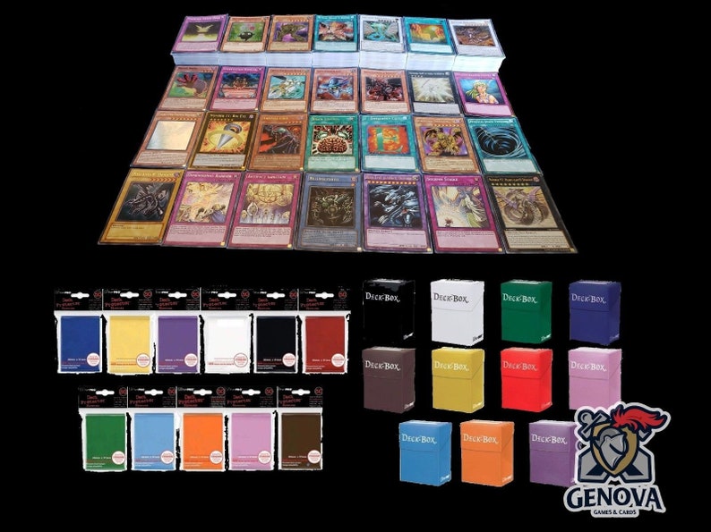 Yu-gi-oh 100 Random ALL Foil Cards Lot super/ultra/secret Deck Box ...