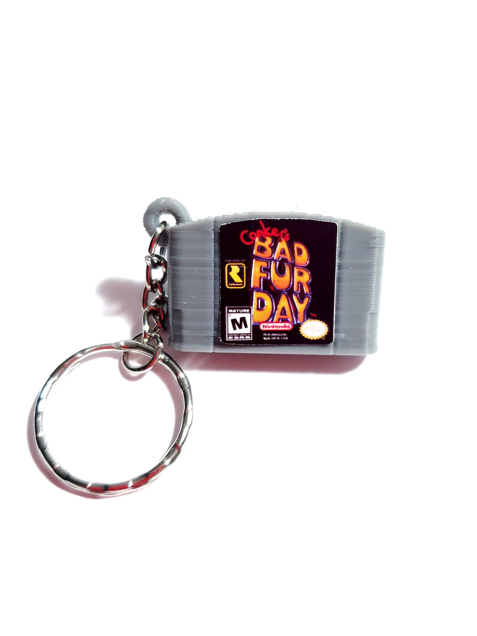 N64 Conker Bad Fur Day 3D Printed Cartridge Keychain Nintendo - Etsy