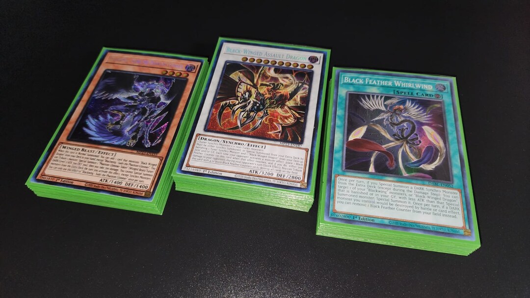 Yu-gi-oh! Yugioh Blackwing Deck Core , Sudri the Phantom Glimmer, Black ...