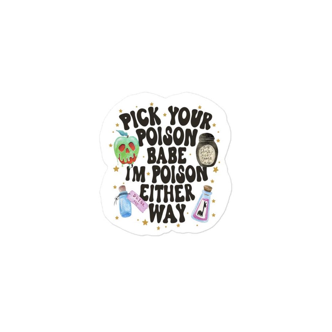 Ttpd, Poison, Disney, Stickers, Snow White, Jack Sally, Gift, Water ...
