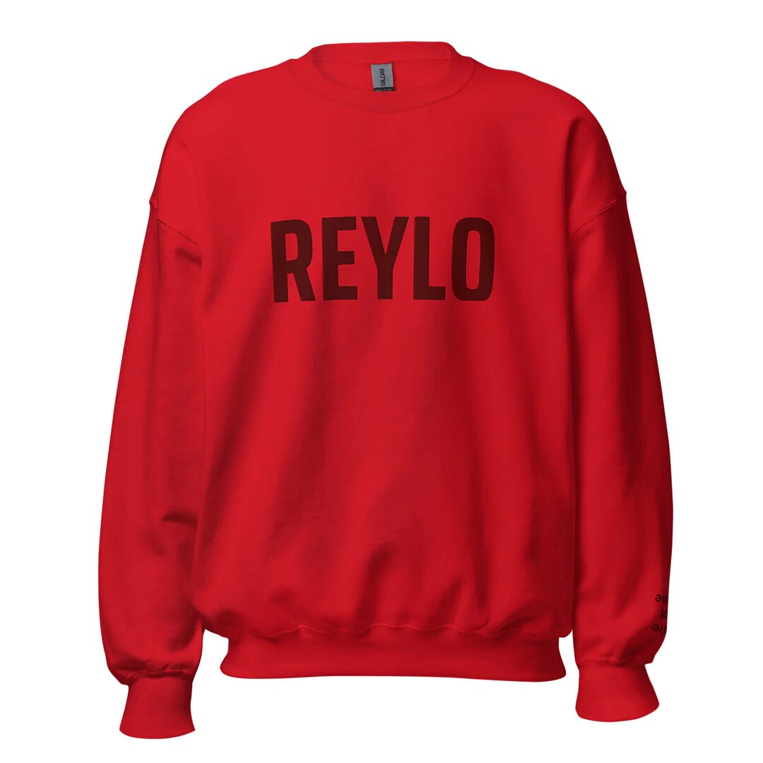 Reylo, Kylo Ren, Rey, Sweatshirt, Ben Solo, Embroidered, Sleeve, Shirt ...