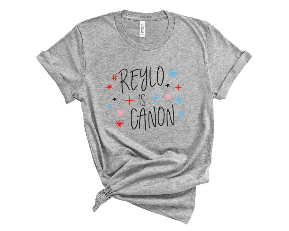 Reylo is Canon Shirt Ben Solo Kylo Ren Rey Skywalker - Etsy
