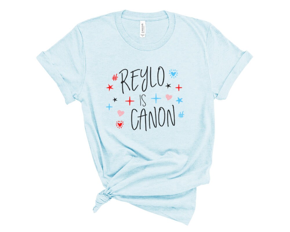 Reylo is Canon Shirt Ben Solo Kylo Ren Rey Skywalker - Etsy