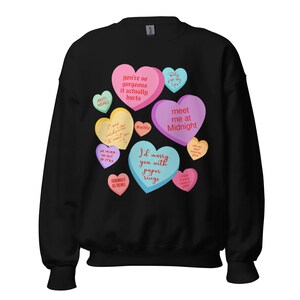 Swiftie Candy Hearts Sweater, Taylors Version, Midnights, Eras Tour ...