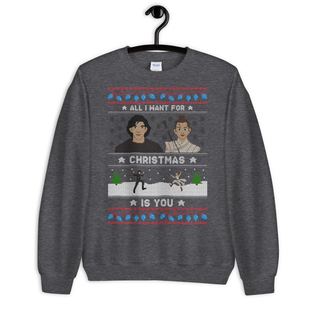 The Reylo Christmas Sweater, Kylo Ren, Ben Solo, Rey Skywalker ...