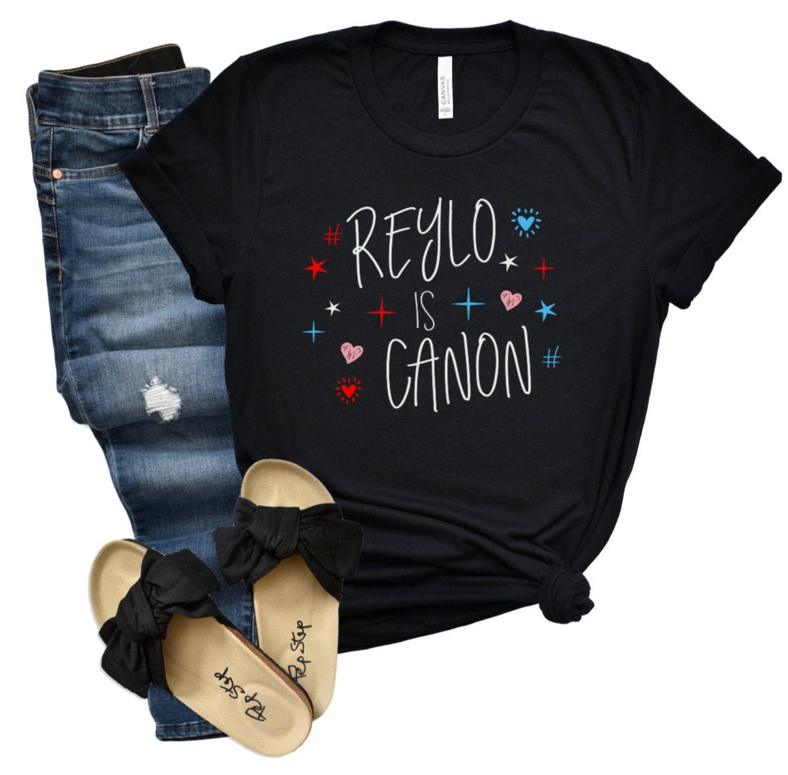 Reylo is Canon Shirt Ben Solo Kylo Ren Rey Skywalker - Etsy