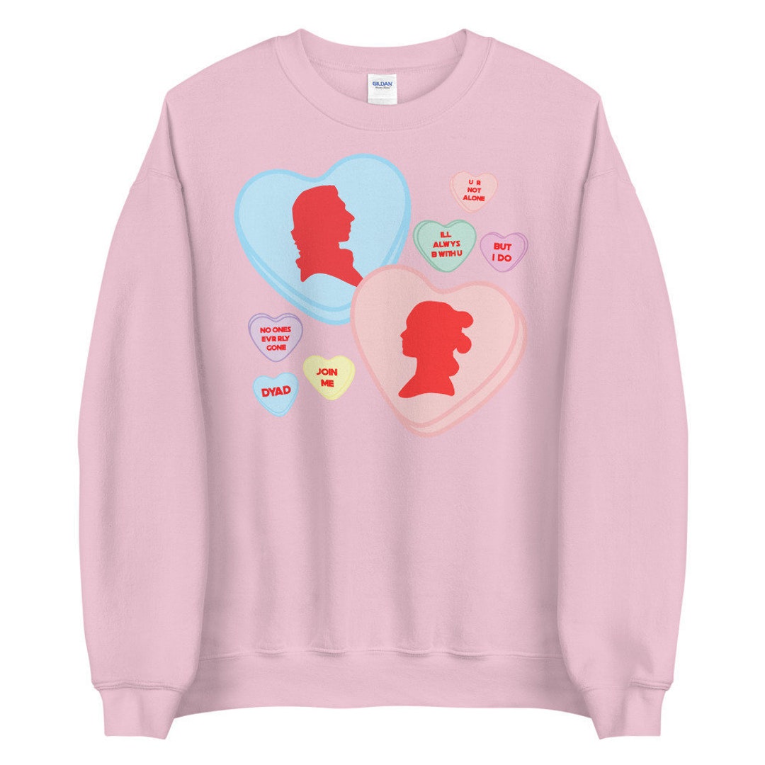 Reylo Candy Hearts Sweater, Rey, Skywalker, Kylo, Adam Driver, Daisy ...