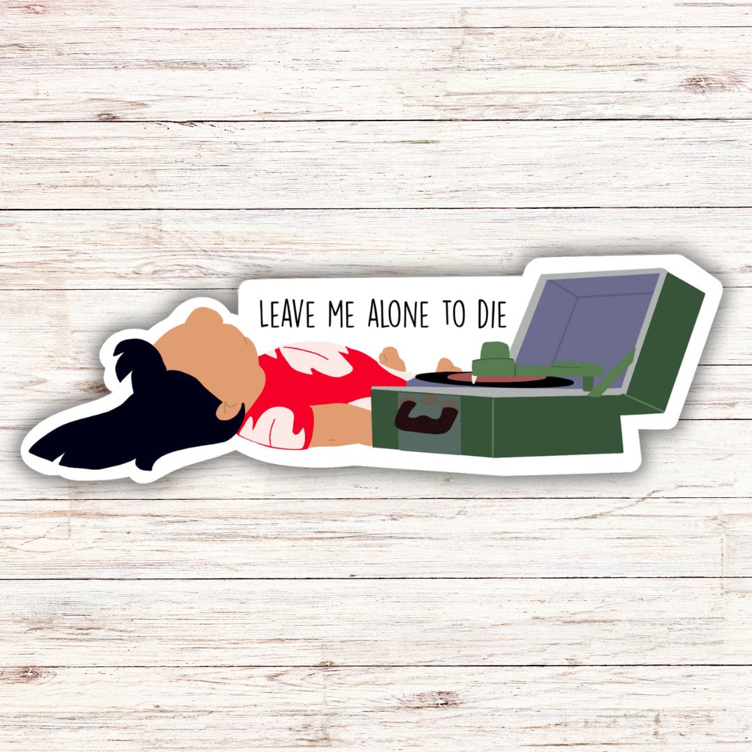 Leave Me Alone Lilo Die Cut Vinyl Stickers - Etsy