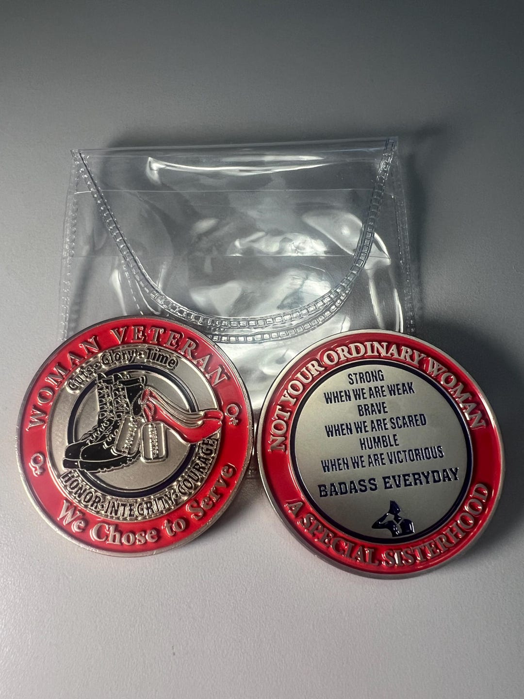 Woman Veteran Honor Coin #3 - Etsy