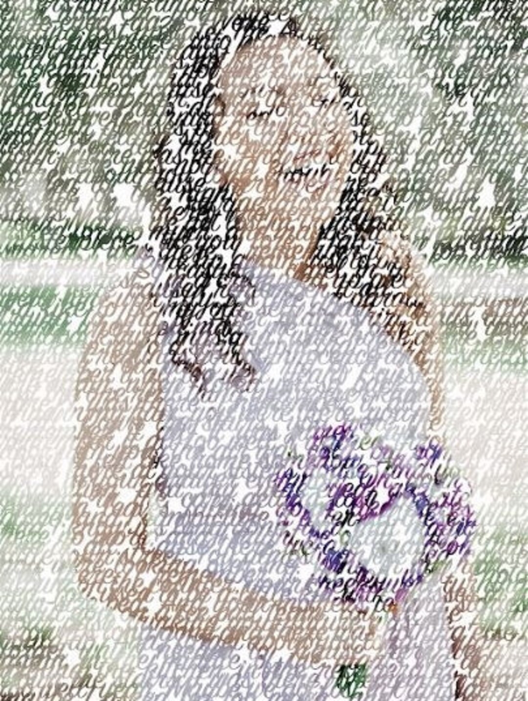 Custom Digital Word Art From Your Photo - Etsy