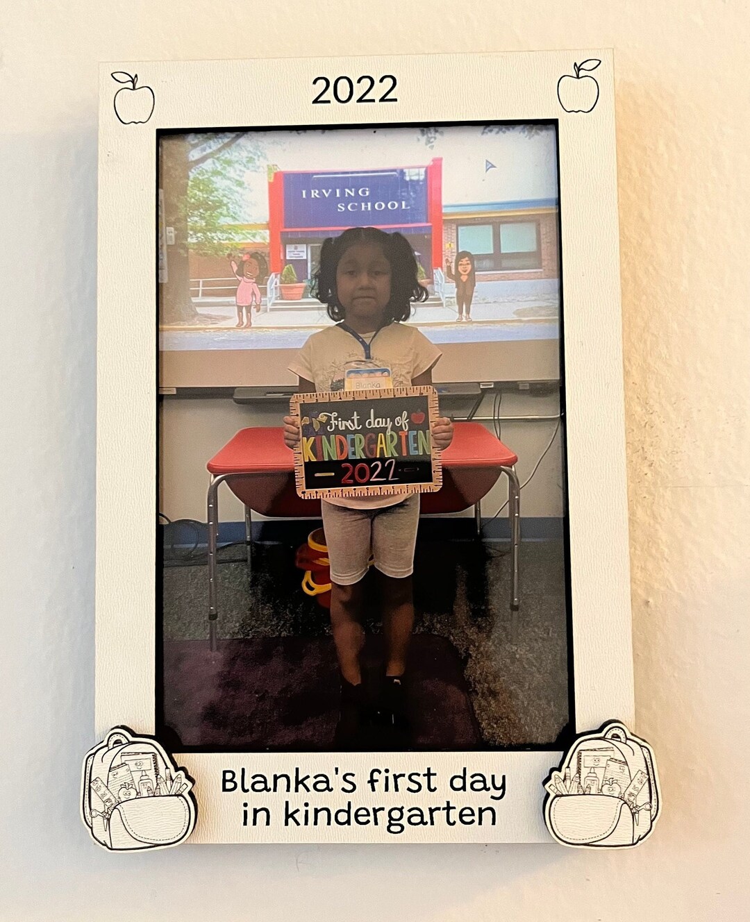 Personalized Back-to-school First Day of School Picture Frame School ...