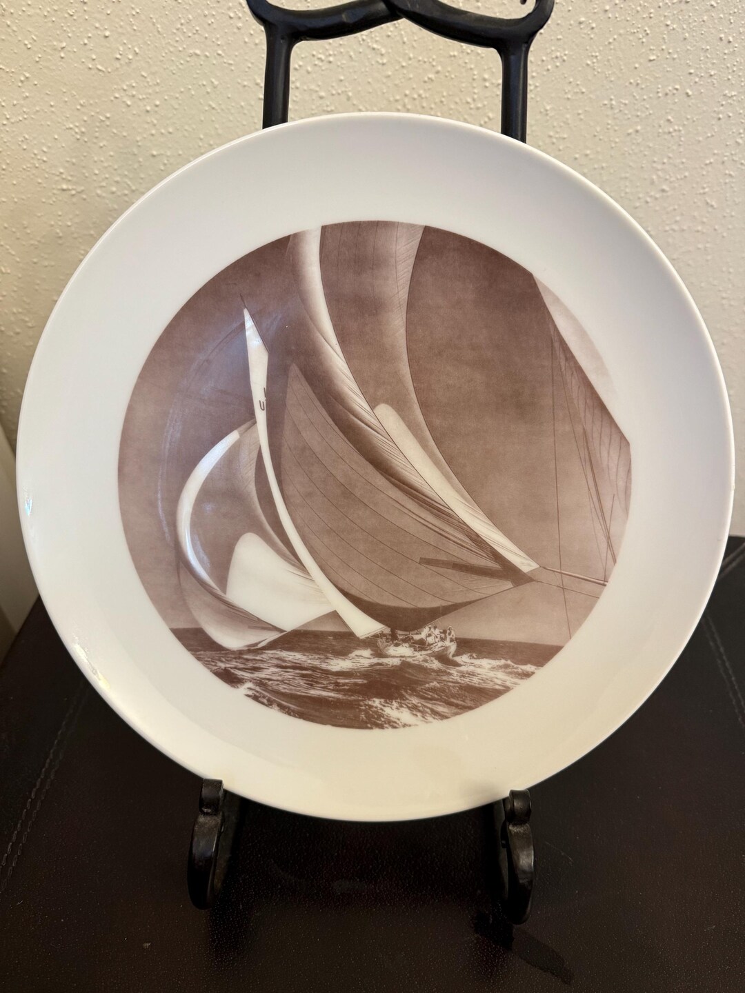 Delano Studios Plate “ Gleam” by M.rosenfeld and Son - Etsy