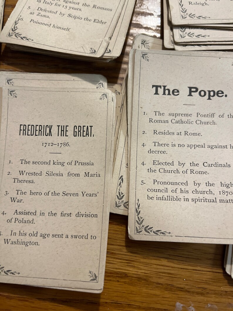 Late 1800s History Flashcards - Etsy