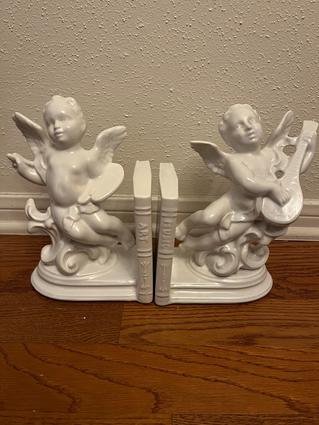 Maddux of California Cherub Bookends 1966 - Etsy