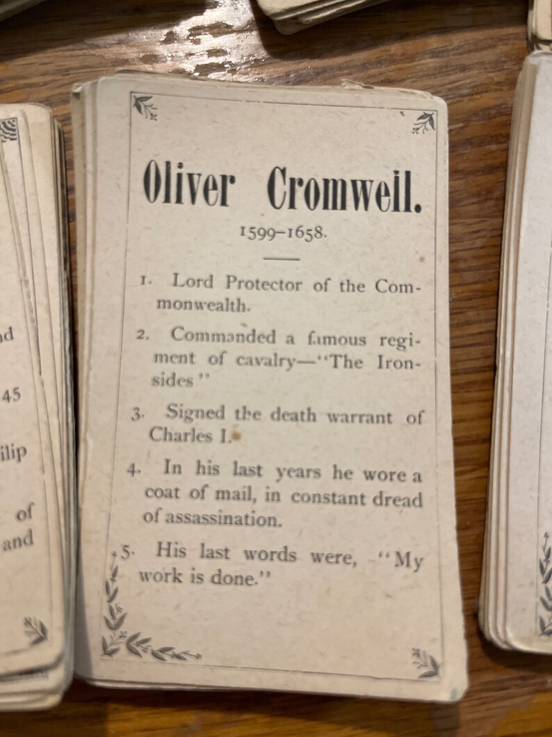 Late 1800s History Flashcards - Etsy