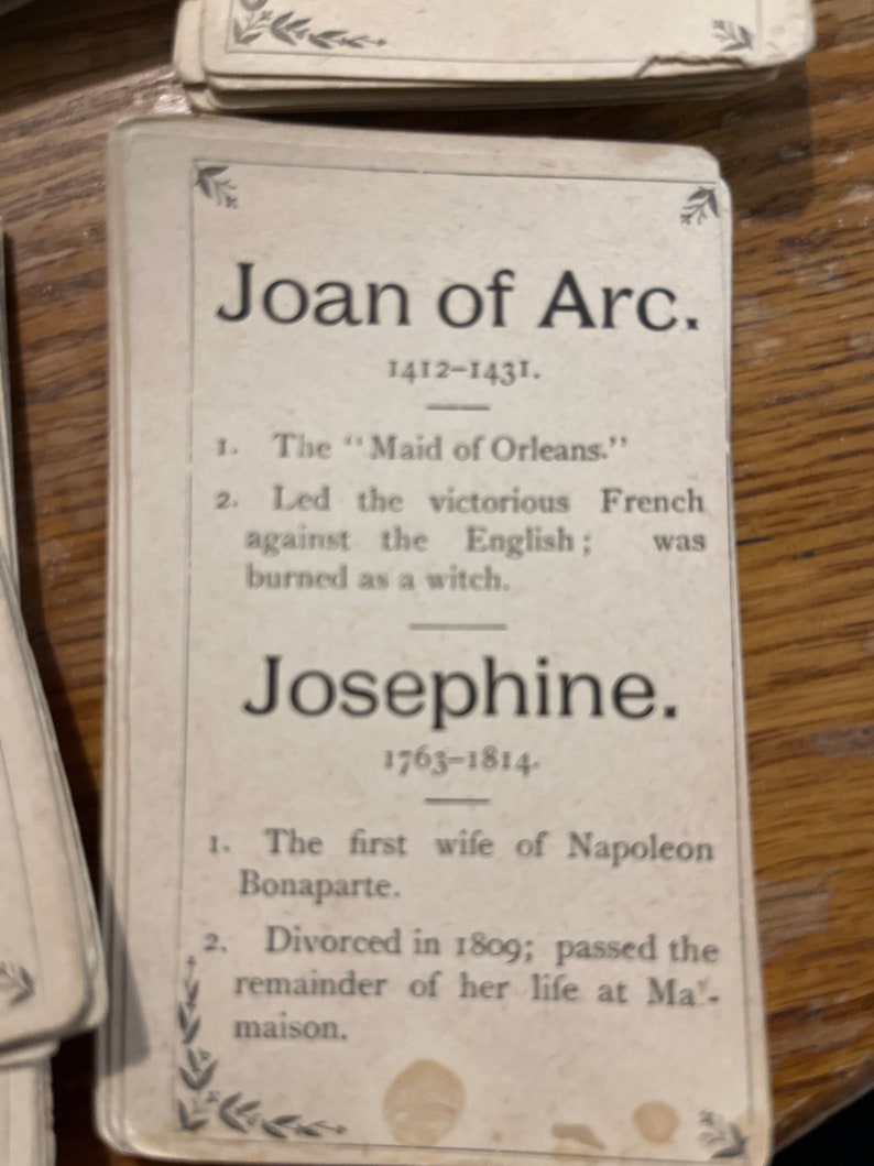 Late 1800s History Flashcards - Etsy